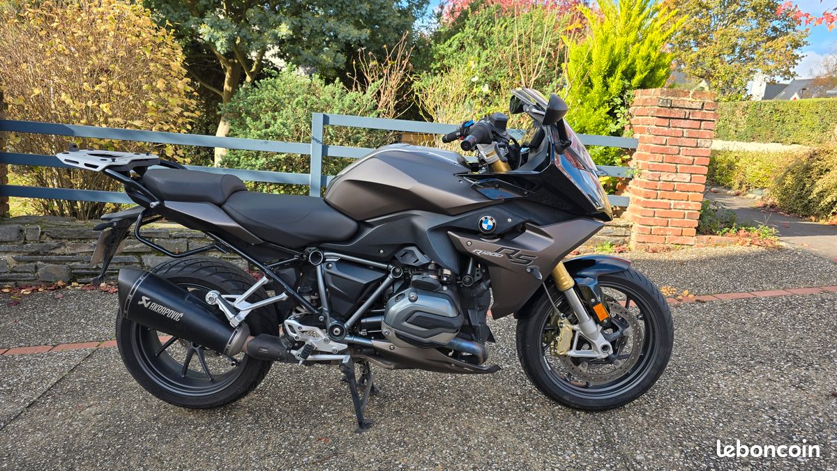 BMW R1200RS bronze, toutes options, pot Akra - Motos