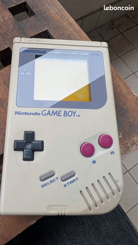 Gameboy fat 1989 dmg-01 avec jeu super Mario de 1989 original - Consoles