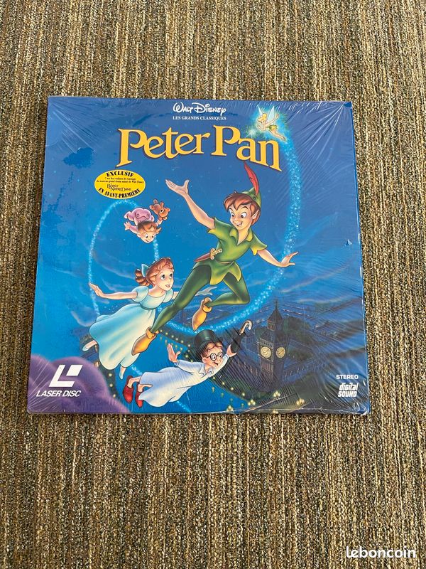 Peter Pan / Laser disc / laserdisc / CD Vidéo / CDV - DVD - Films