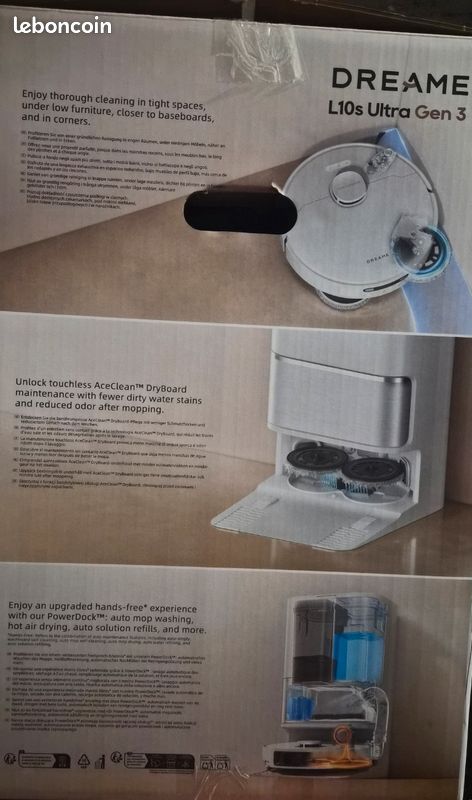Aspirateur robot L10s ultra gen 3 set DREAME - Électroménager