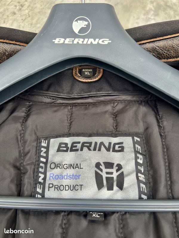 NEUF CUIR BERING BLOUSON MOTO taille XL - Vêtements