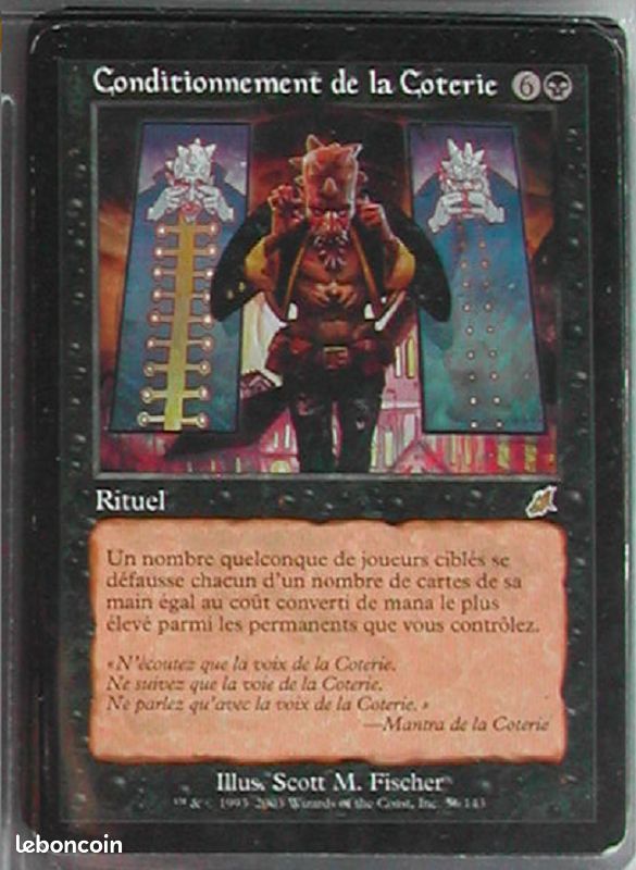 Carte rare version française Magic The Gathering, extension Fléau ...