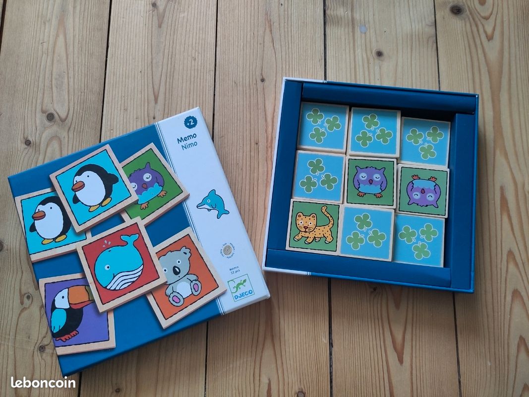 Jeu de memory en bois djeco - Jeux & Jouets