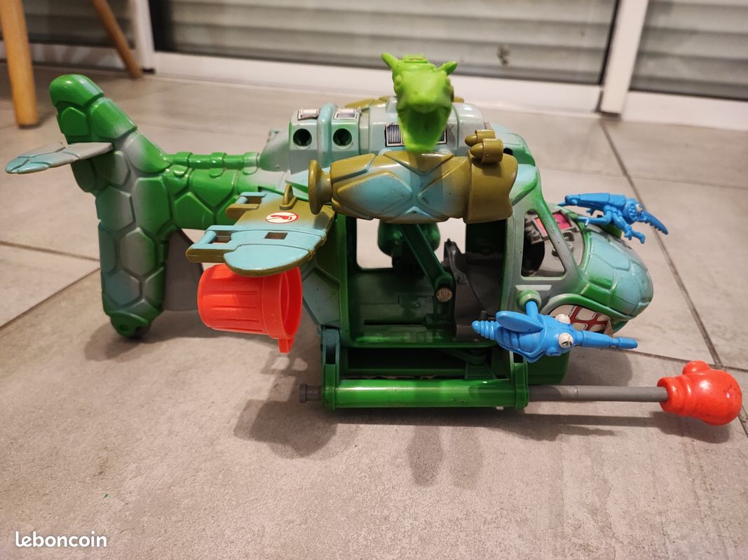 Hélicoptère Tortue Ninja (Turtle Copter) Playmates 1988 - Incomplet et ...