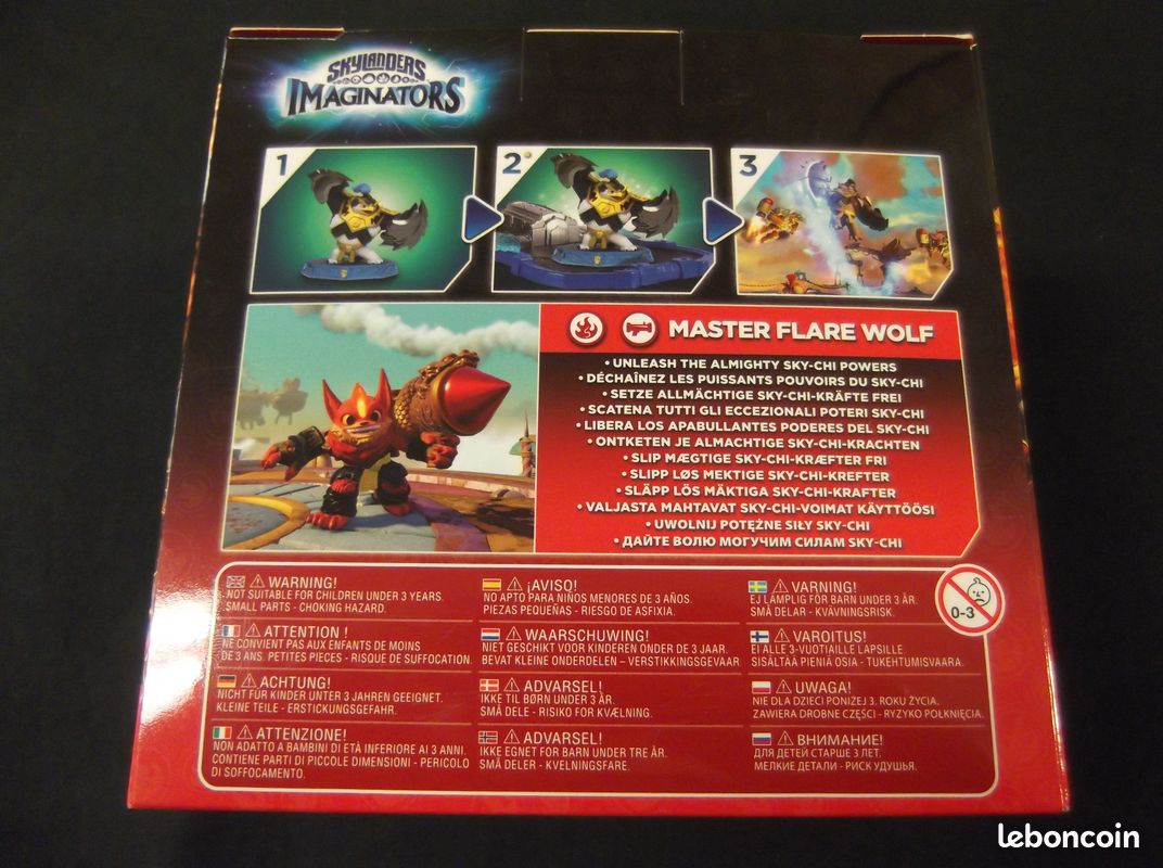 NEUF jeu skylanders imaginators Master Flare Wolf Amiibo - Collection