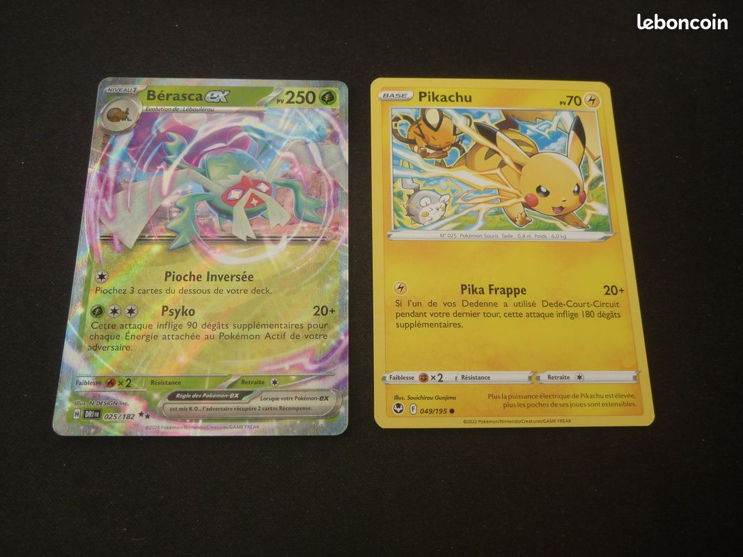 100 cartes Pokémon avec plus de 25 brillantes + une ultra rare Berasca ...