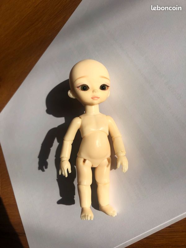 BJD Hujoo 12cm Baby + wig + eyes - Collection