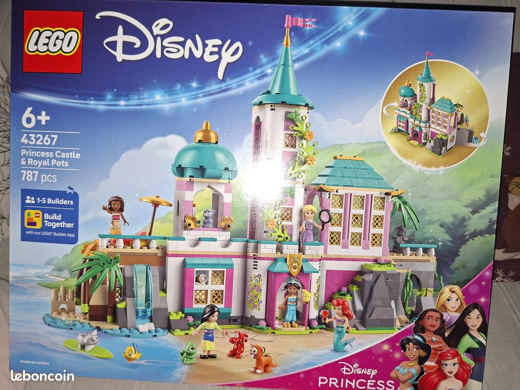 Lego Disney 43267 Le château des princesses et les animaux royaux ...