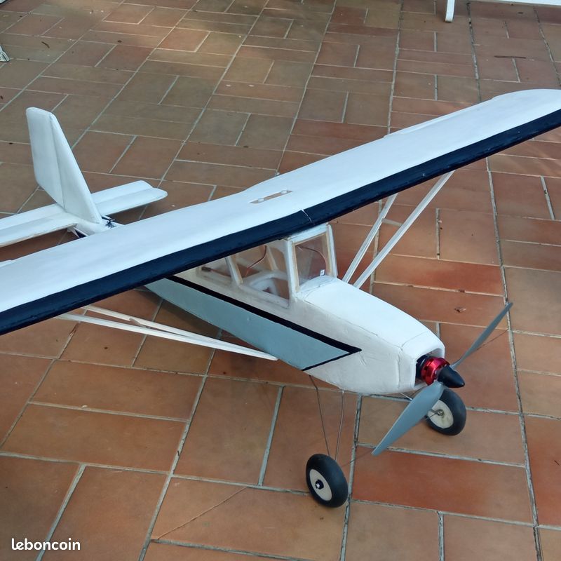 Avion parkflyer type brousse aile haute 1m40 brushless 3 axes + 4 ...