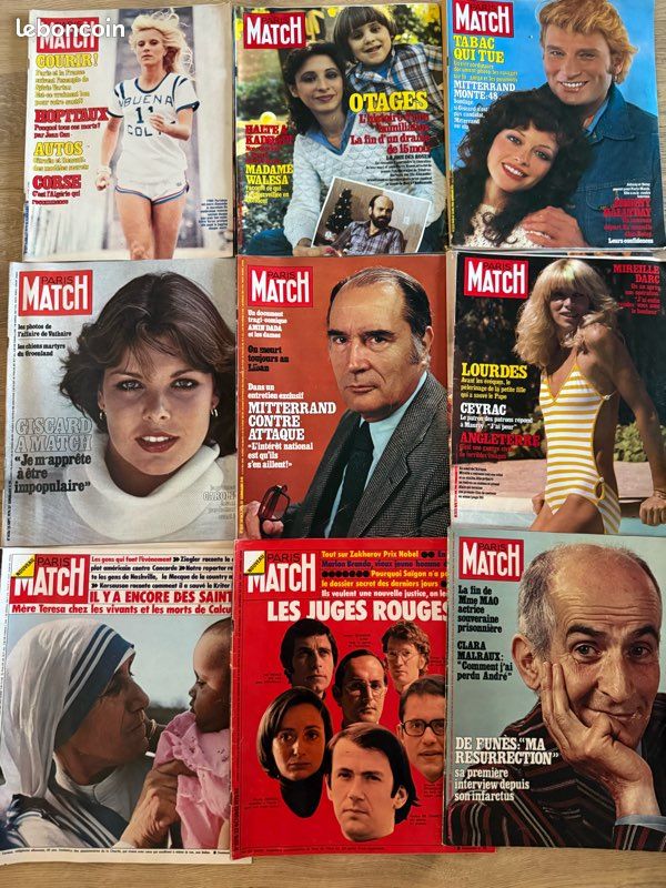 Paris Match et magazines anciens - Collection