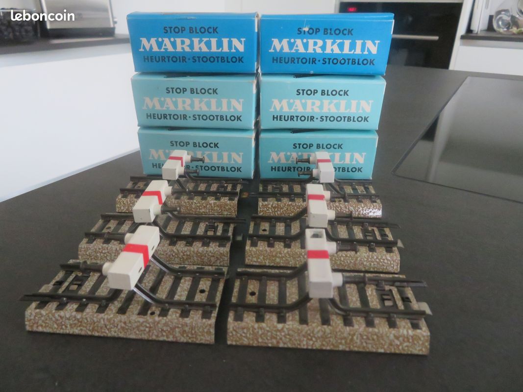 6 heurtoirs chemin de fer MARKLIN 7190 - Collection