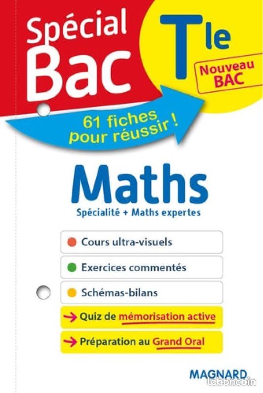Fiches spécial Bac en Maths - Livres