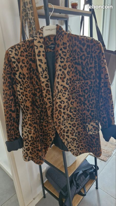 Veste léopard XL/42/14 très bon etat marque Mariely Paris - Vêtements