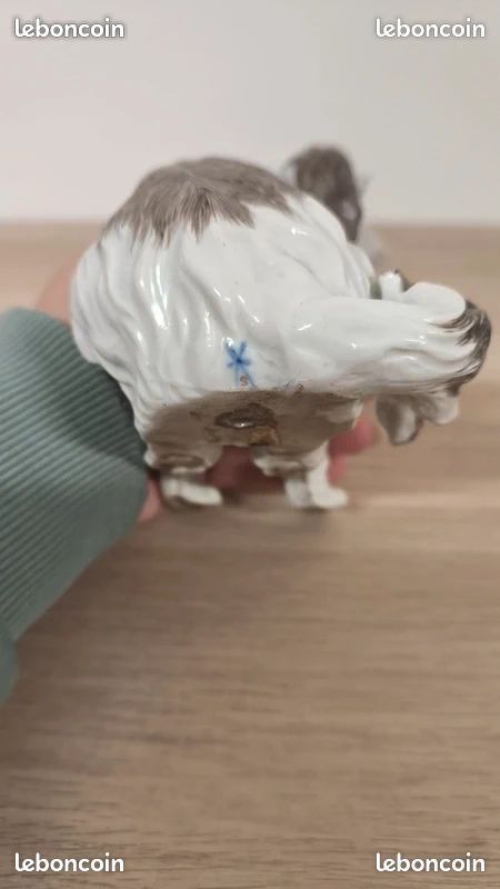 Cavalier King Charles-Edmé Samson en porcelaine Meissen - Collection