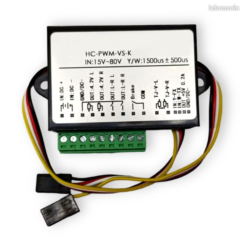 Convertisseur RC PWM vers analogique - Modélisme
