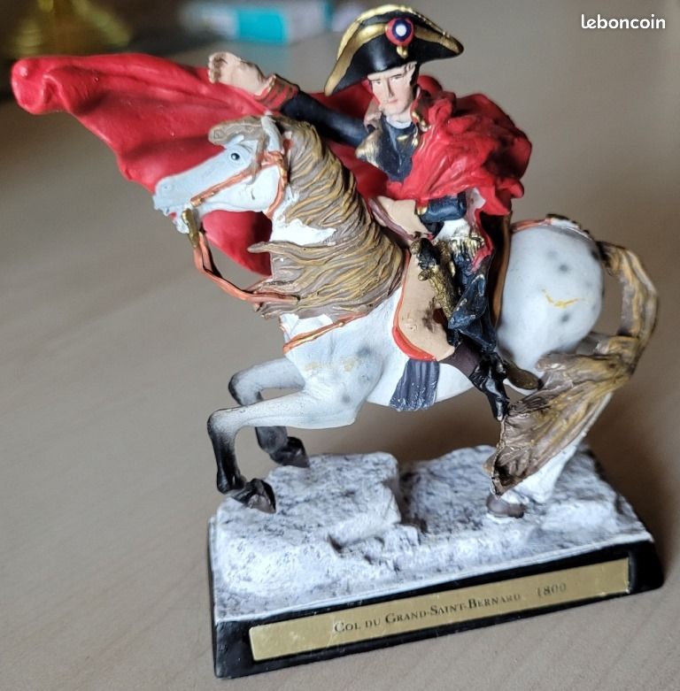 Soldat de plomb sur socle Napoléon Bonaparte Col Grand St Bernard à ...