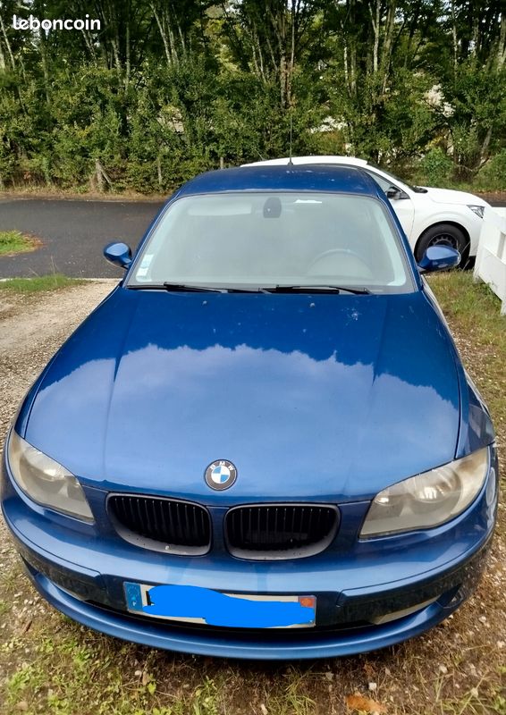 Bmw 123d bleu 2007 204cv - Voitures