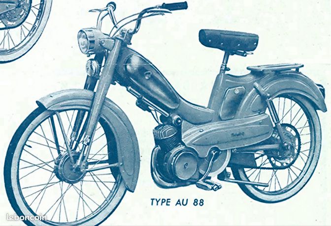 Mobylette motobecane av88 d'occasion - Motos - leboncoin