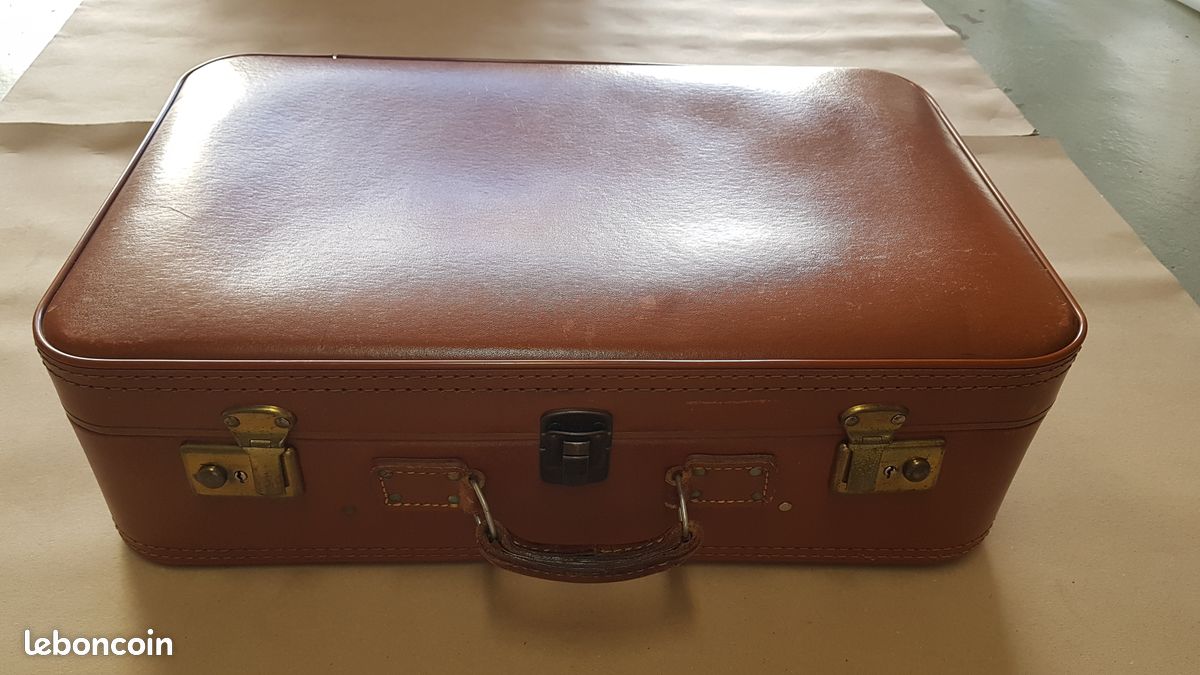 Valise marron vintage - Collection