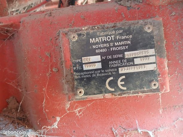 Arracheuse betterave d'occasion - Matériel agricole - leboncoin
