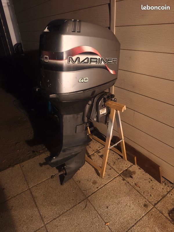 Moteur mariner 40 CV autolube - Équipement nautisme