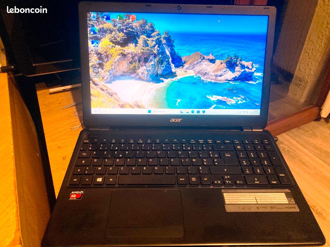 Ultrabook Acer E1-522 AMD A6 5200 4 coeurs-15.6"HD-RAM 12G-SSD 480G ...