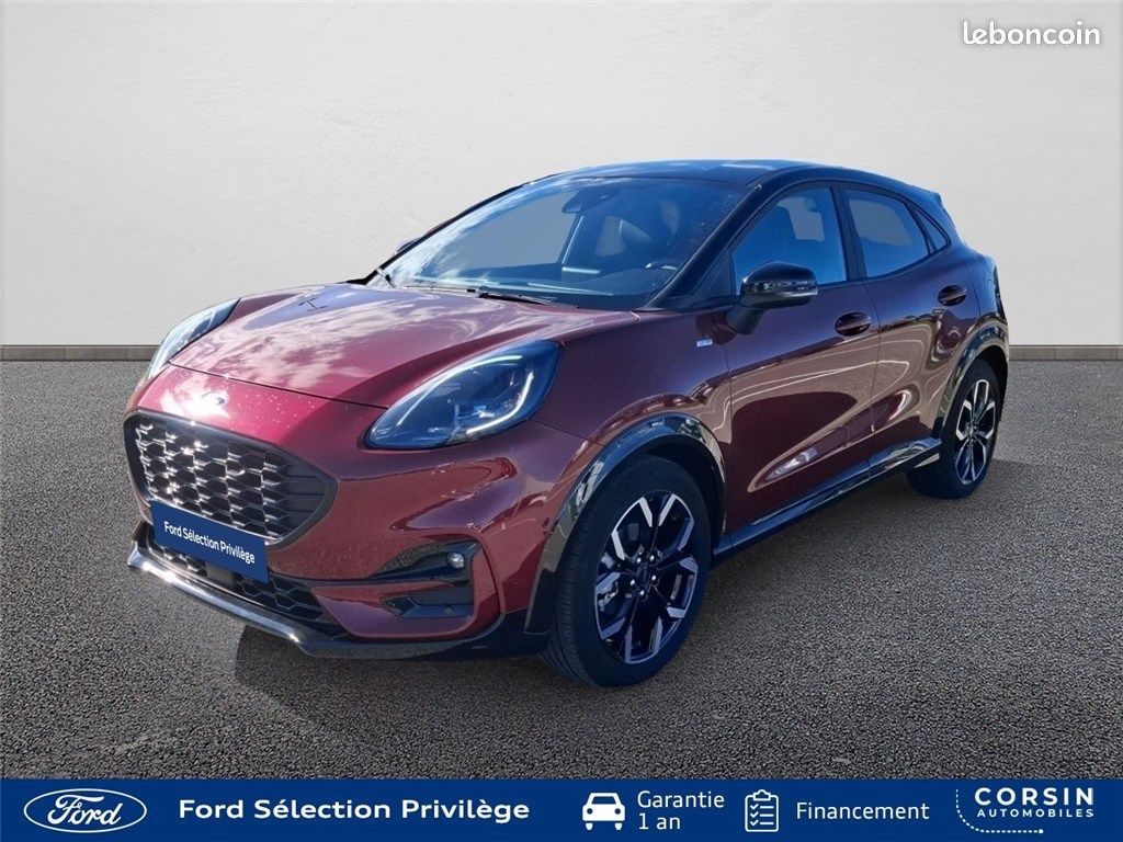 Ford Puma II 1.0 FLEXIFUEL 125 CH MHEV S&S BVM6 ST-Line X Vivid Ruby ...