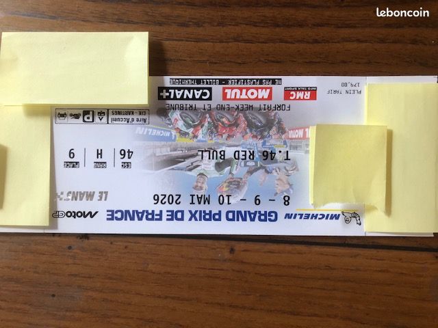 Billet Grand Prix De France