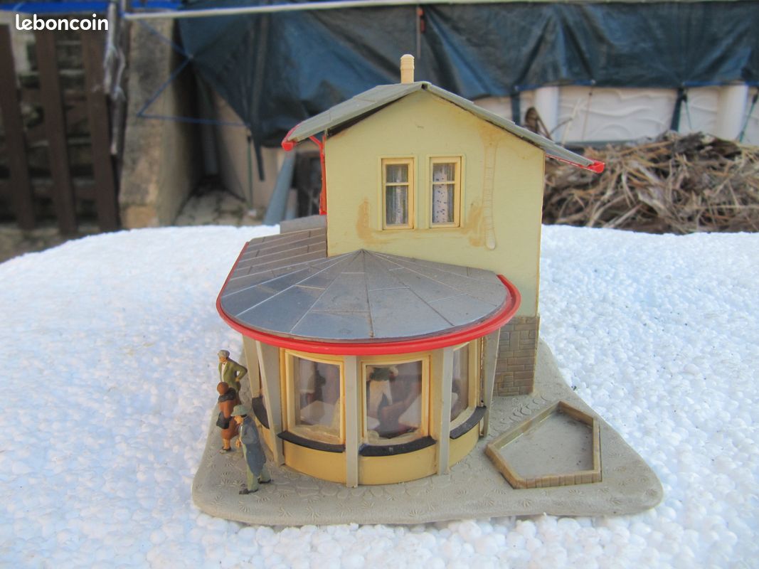 Hotel café FALLER train ho ou diorama - Modélisme