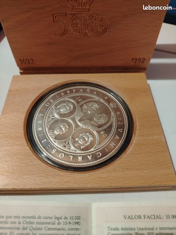 Coffret pièce de monnaie argent 168,75 grammes - Collection