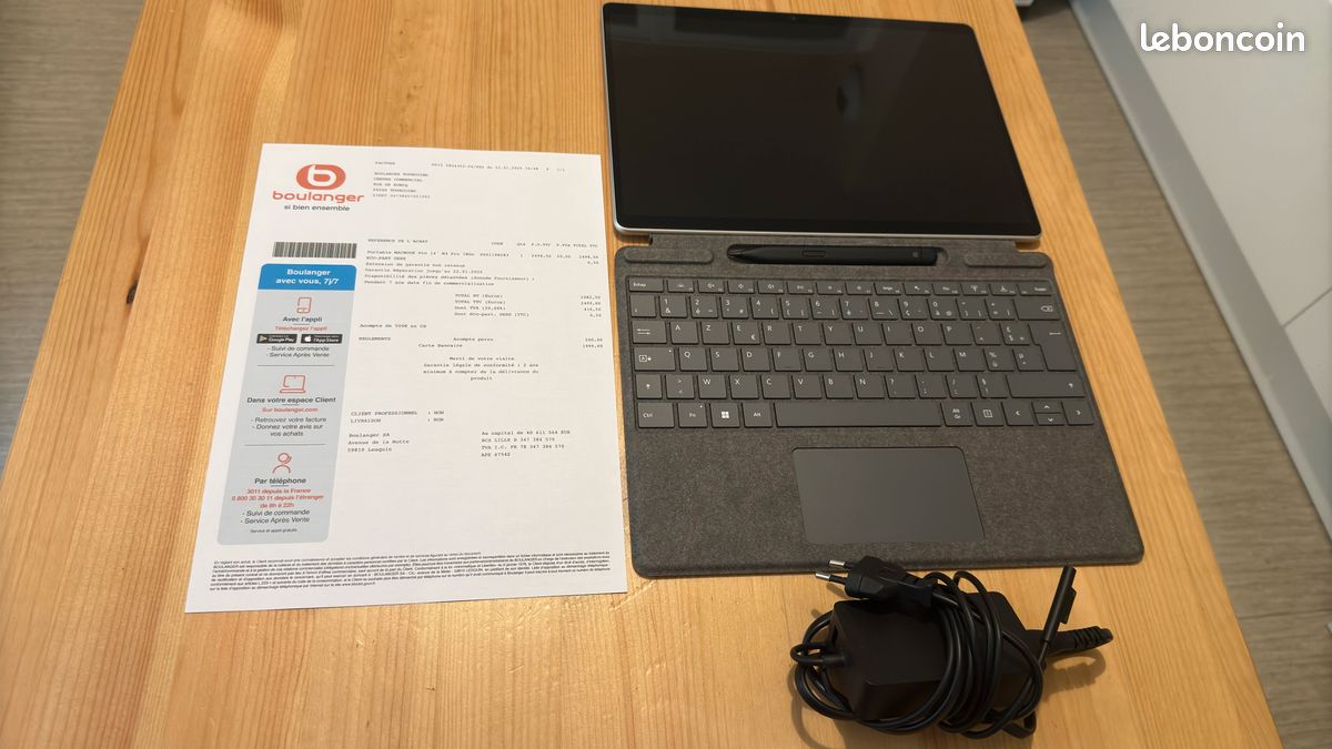 Microsoft Surface Pro 9 - 256 Go SSD / 8 Go RAM - Facture & Garantie ...