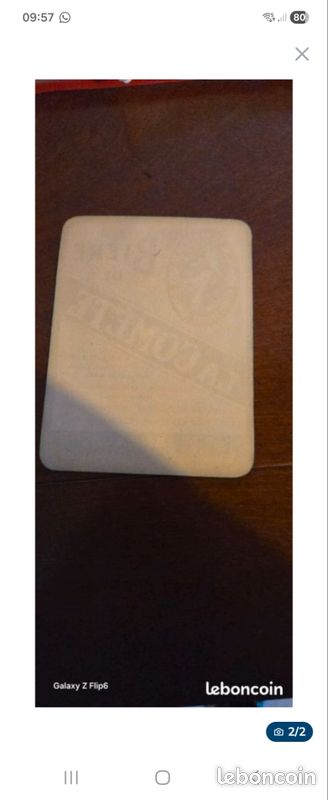 Etiquette ancienne publicitaire biere de la comète - Collection