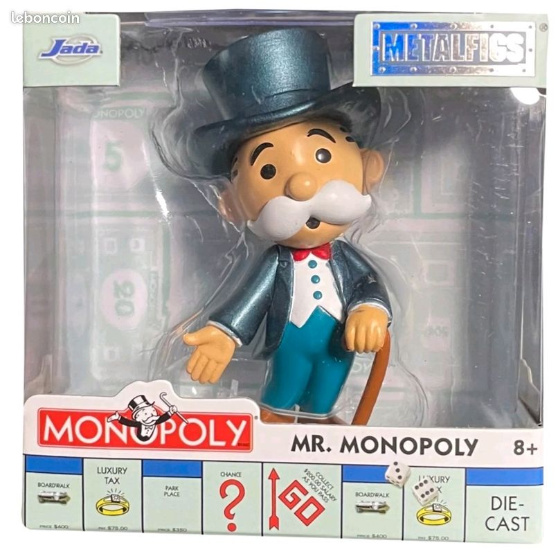 Monopoly métal figurine jada toys - Collection