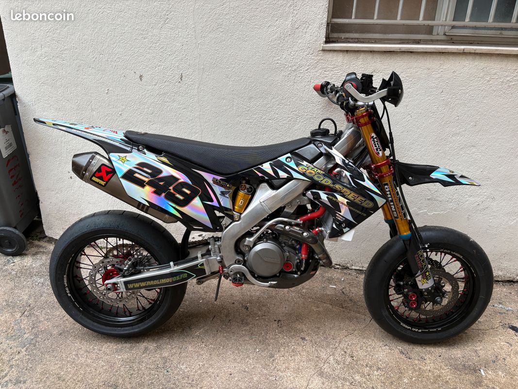Honda crf 450 2010 supermotard - Motos