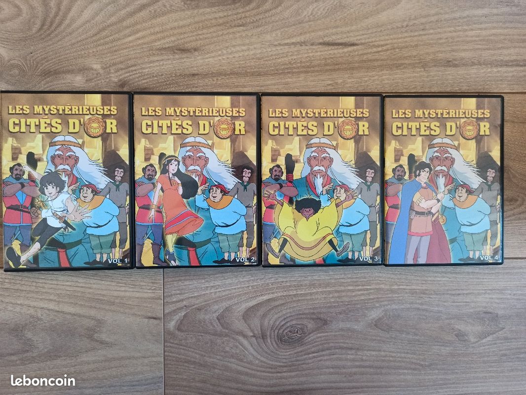 Coffret Les mystérieuses Cités d'Or, vol 1, 2, 3 et 4 - DVD - Films