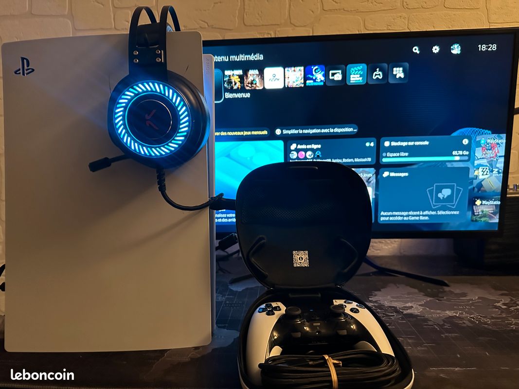 PS5 + manette dualsens edges (palettes) + écran 2k 160hz - Consoles