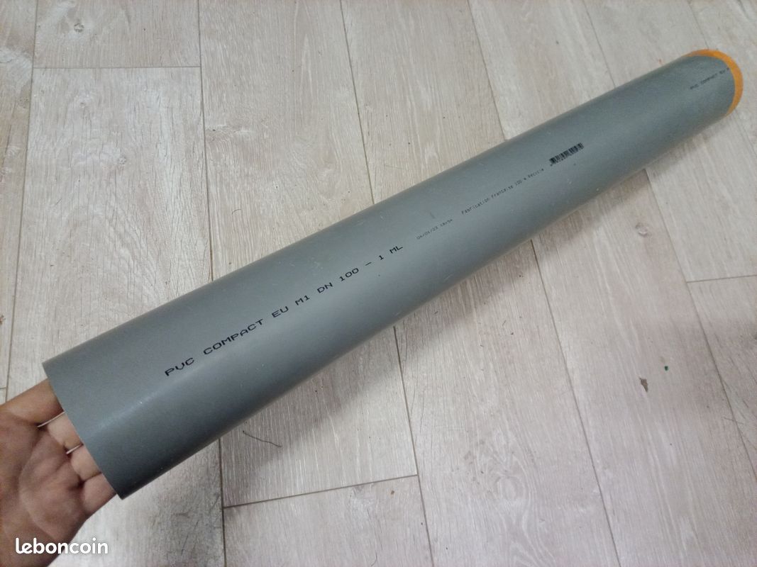 Tube pvc 82 cm 100mm - Bricolage