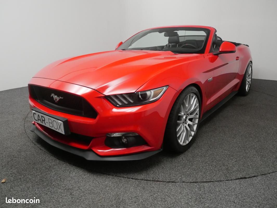 Ford Mustang Convertible 5.0 V8 GT 421 BVA PAS DE MALUS -CAM-SIEGES ...