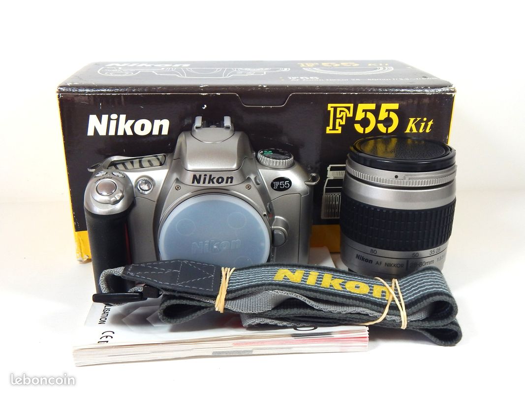 Nikon F55 Appareil Photo Argentique Comme neuf avec Objectif Nikon 28 ...