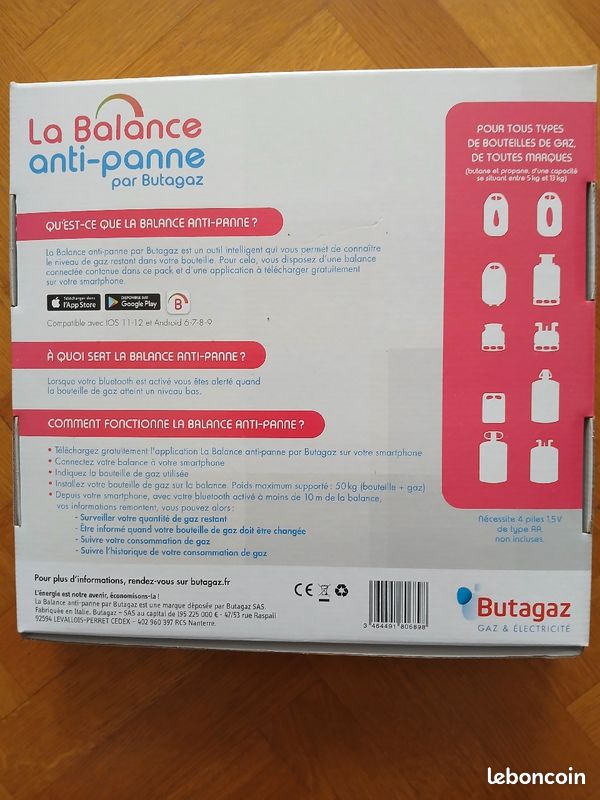 Balance anti panne pr bonbonne de gaz..neuve - Électroménager