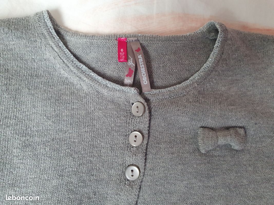 Gilet fille taille 6 ans marque orchestra - Vêtements