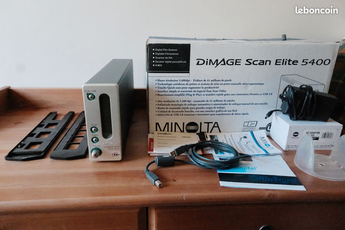 Minolta Dimage Scan Elite 5400, scanner de diapositives et de films ...