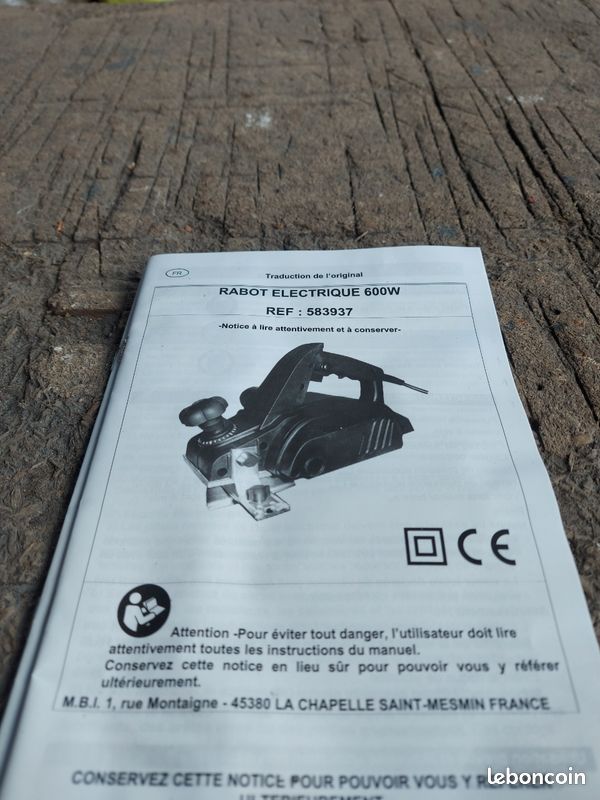 Rabot électrique - Bricolage