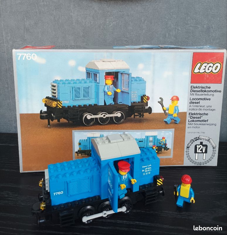 Lego 7760 Train 12v Vintage - Jeux & Jouets