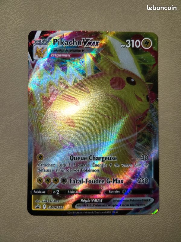 Carte Pokemon Pikachu Vmax Promo SWSH286 - Collection
