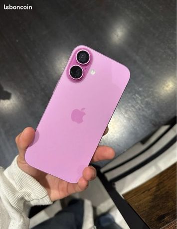Smartphones & objets connectés Apple iPhone 16 Rose d'occasion - leboncoin