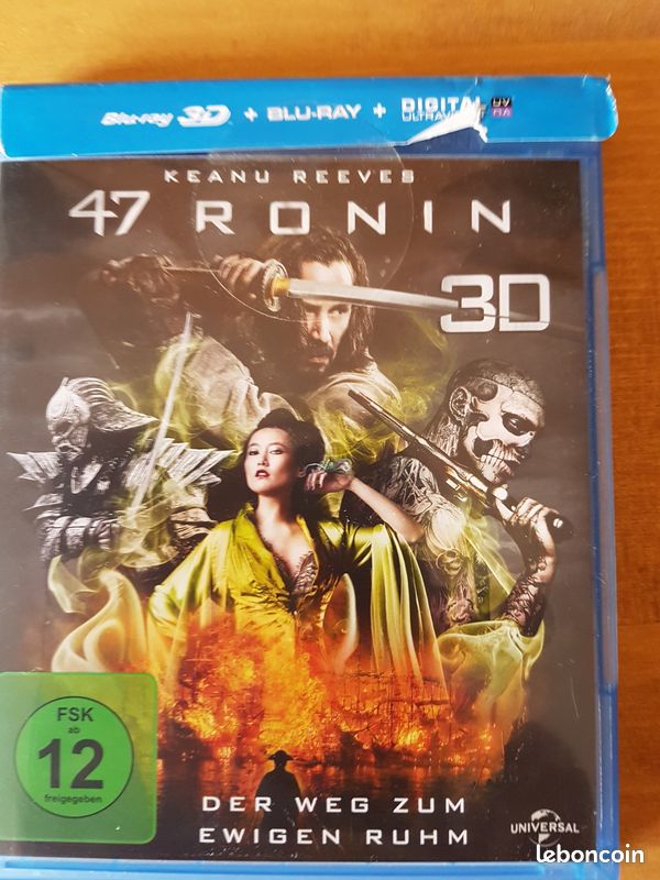 Blu Ray 47 Ronin 3D + blu ray - DVD - Films