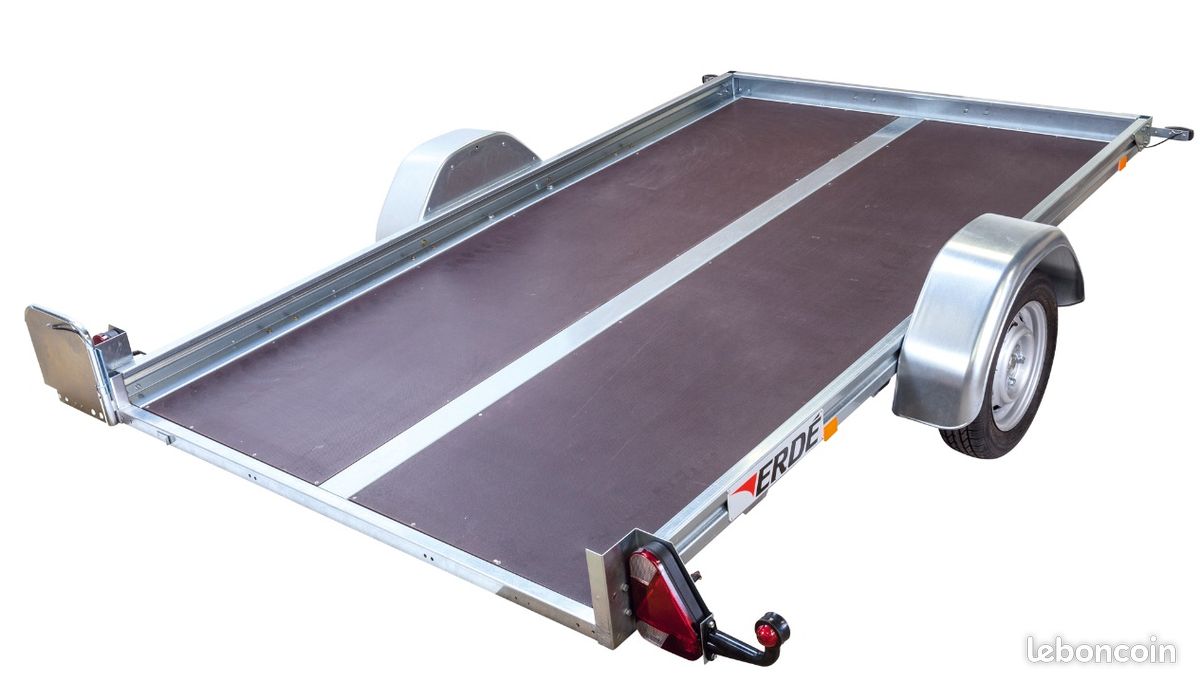 Remorque plateau Multi Erde 500 a 1300 kg - Équipement auto