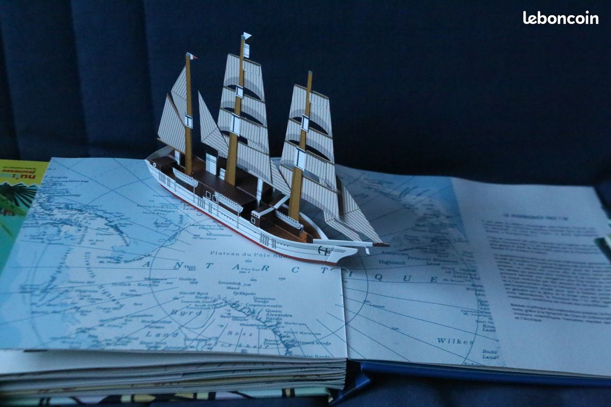 Les 6 explorateurs et leur navires en POP UP - Livres