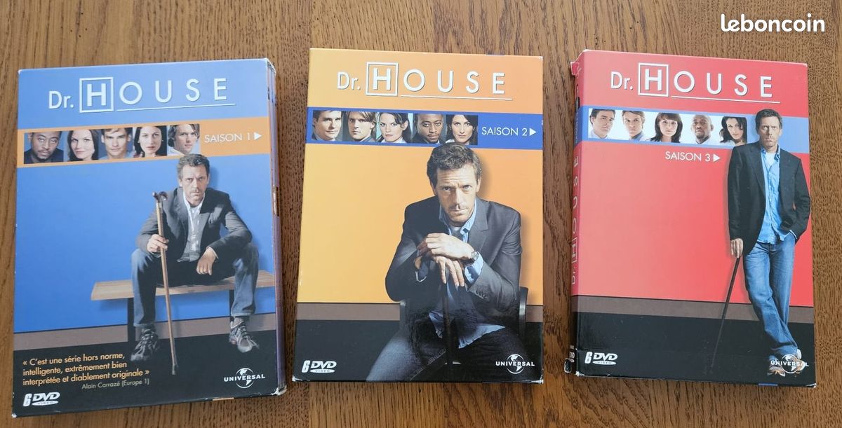 DVD Dr House Saisons 1 à 3 - DVD - Films
